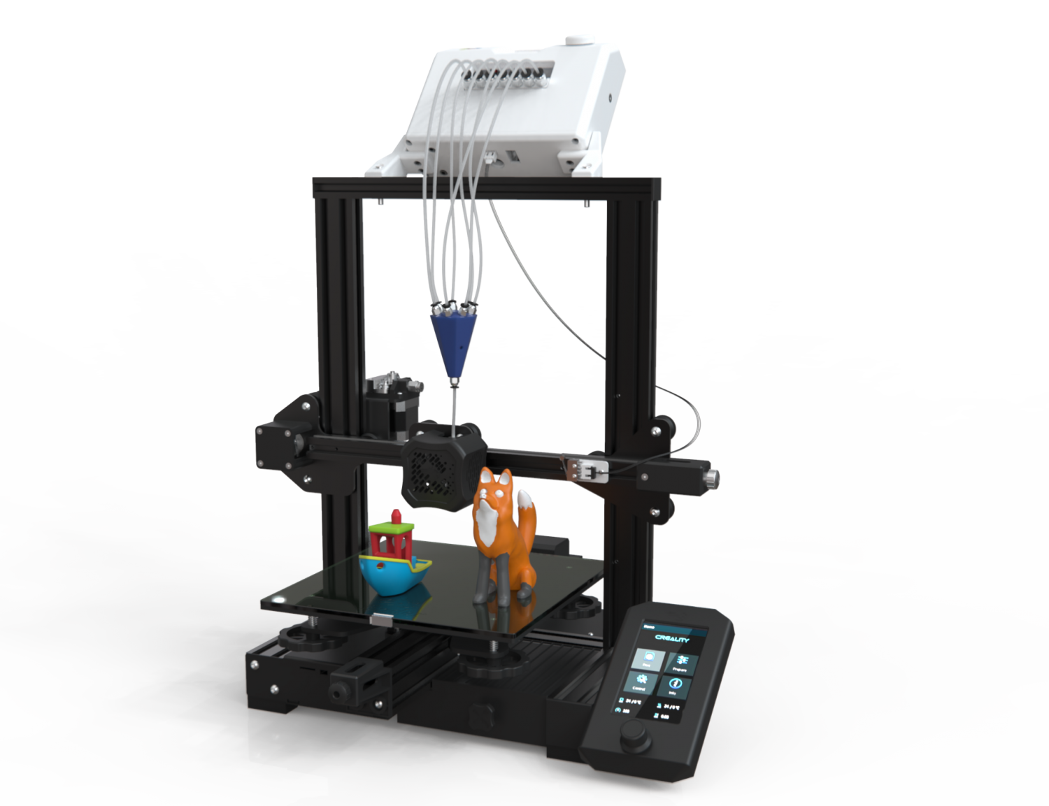 CO PRINT modulo sistema multi filamento